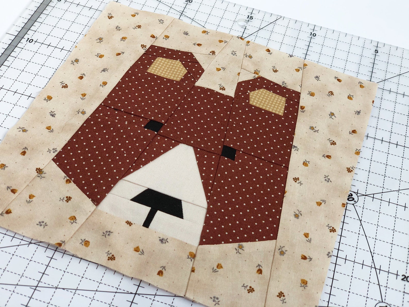 Quilt Block Bear / PDF Pattern / Paper Piecing Quilt Patterns / Bear ...