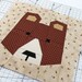 Quilt Block Bear / PDF Pattern / Paper Piecing Quilt Patterns / Bear ...