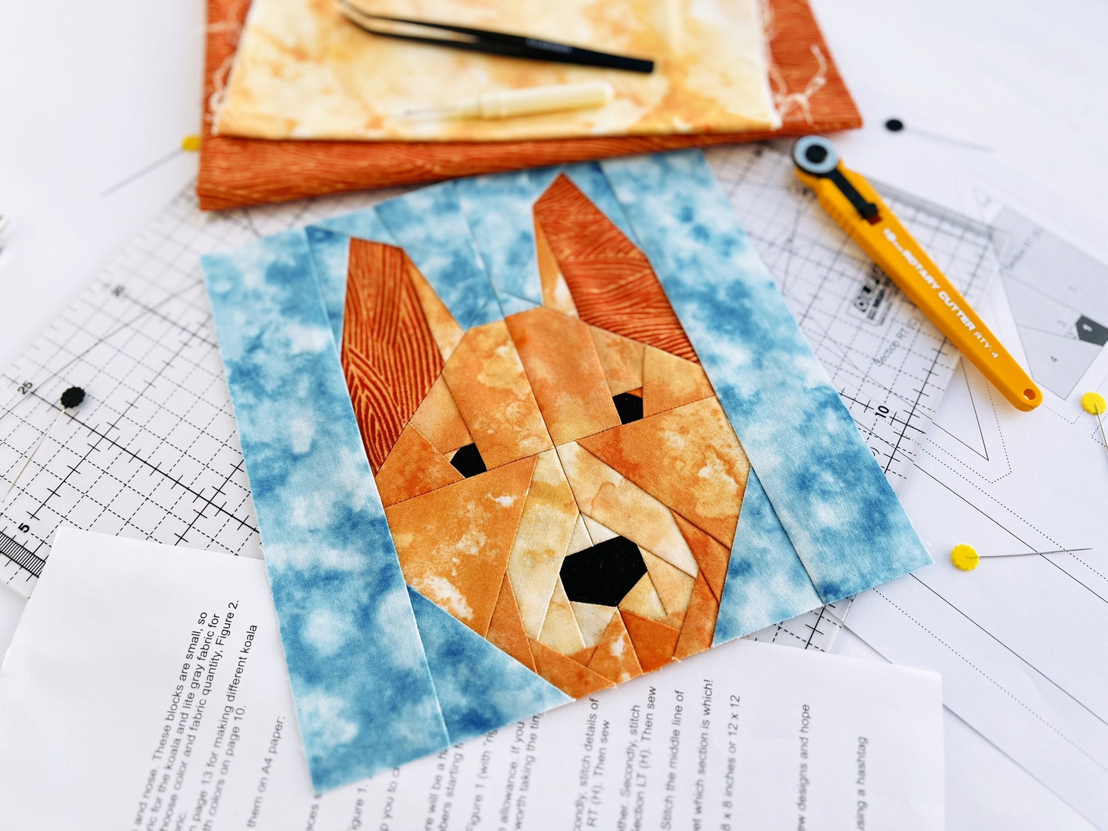 Dingo Quilt Pattern / PDF Pattern / Foundation Paper Piecing / FPP ...
