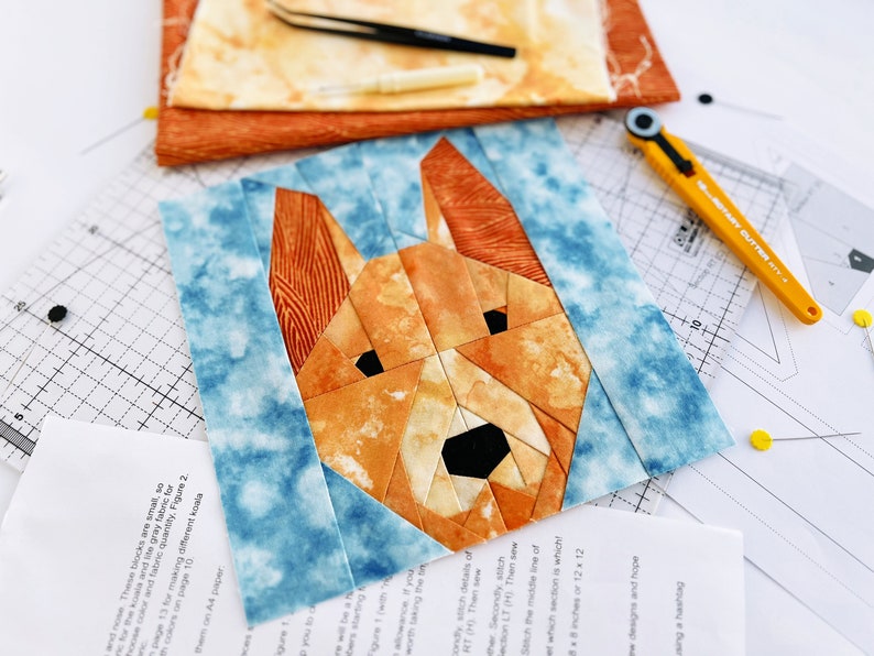 Dingo Quilt Pattern / PDF Pattern / Foundation Paper Piecing / - Etsy UK