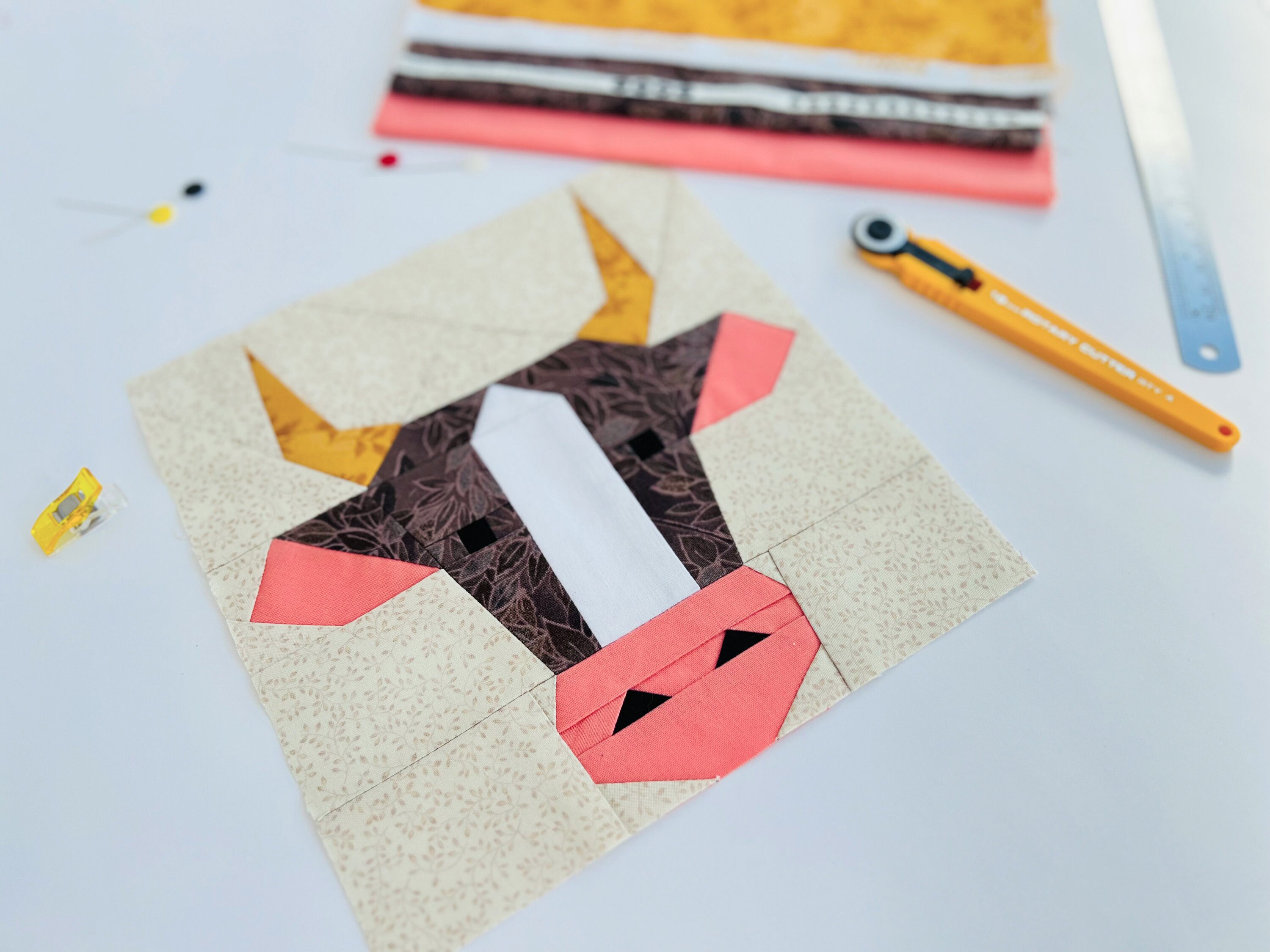 Cow Quilt Pattern / PDF Pattern / Foundation Paper Piecing / - Etsy UK