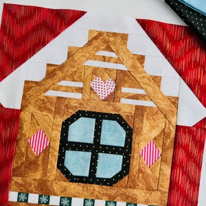Gingerbread House Quilt Pattern / Cookies House / FPP Pattern / PDF - Etsy