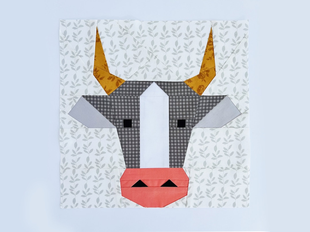 Cow Quilt Pattern / PDF Pattern / Foundation Paper Piecing / - Etsy
