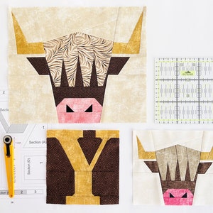 Yak Quilt Pattern / PDF Pattern / Foundation Paper Piecing / FPP ...