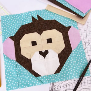 Monkey Quilt Pattern / PDF Pattern / Foundation Paper Piecing - Etsy