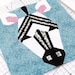 Zebra Quilt Block / PDF Pattern / Animal Faces / African Animal ...