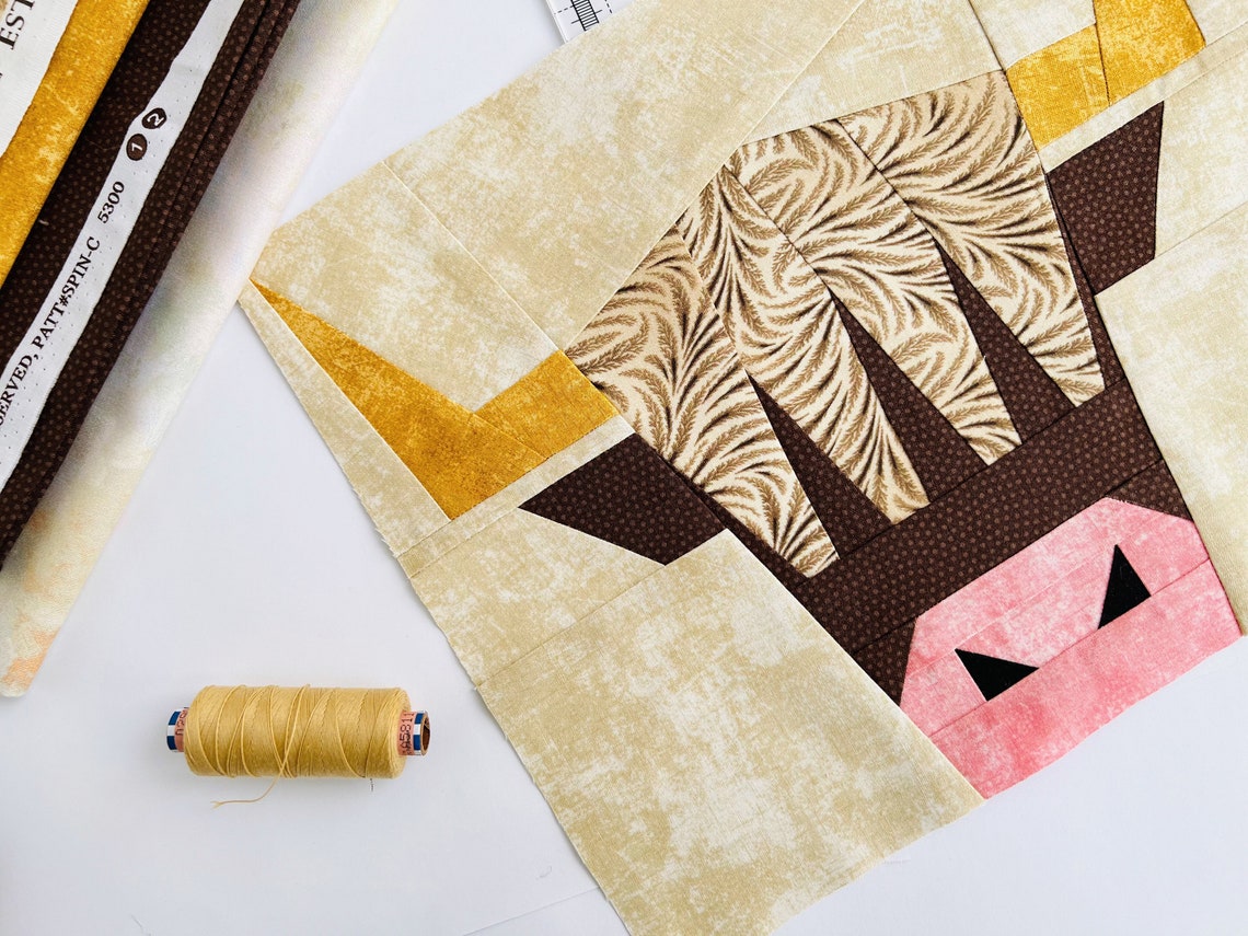 Yak Quilt Pattern / PDF Pattern / Foundation Paper Piecing / FPP ...