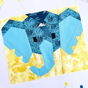 Elephant Quilt Pattern / PDF Pattern / Foundation Paper Piecing / FPP ...