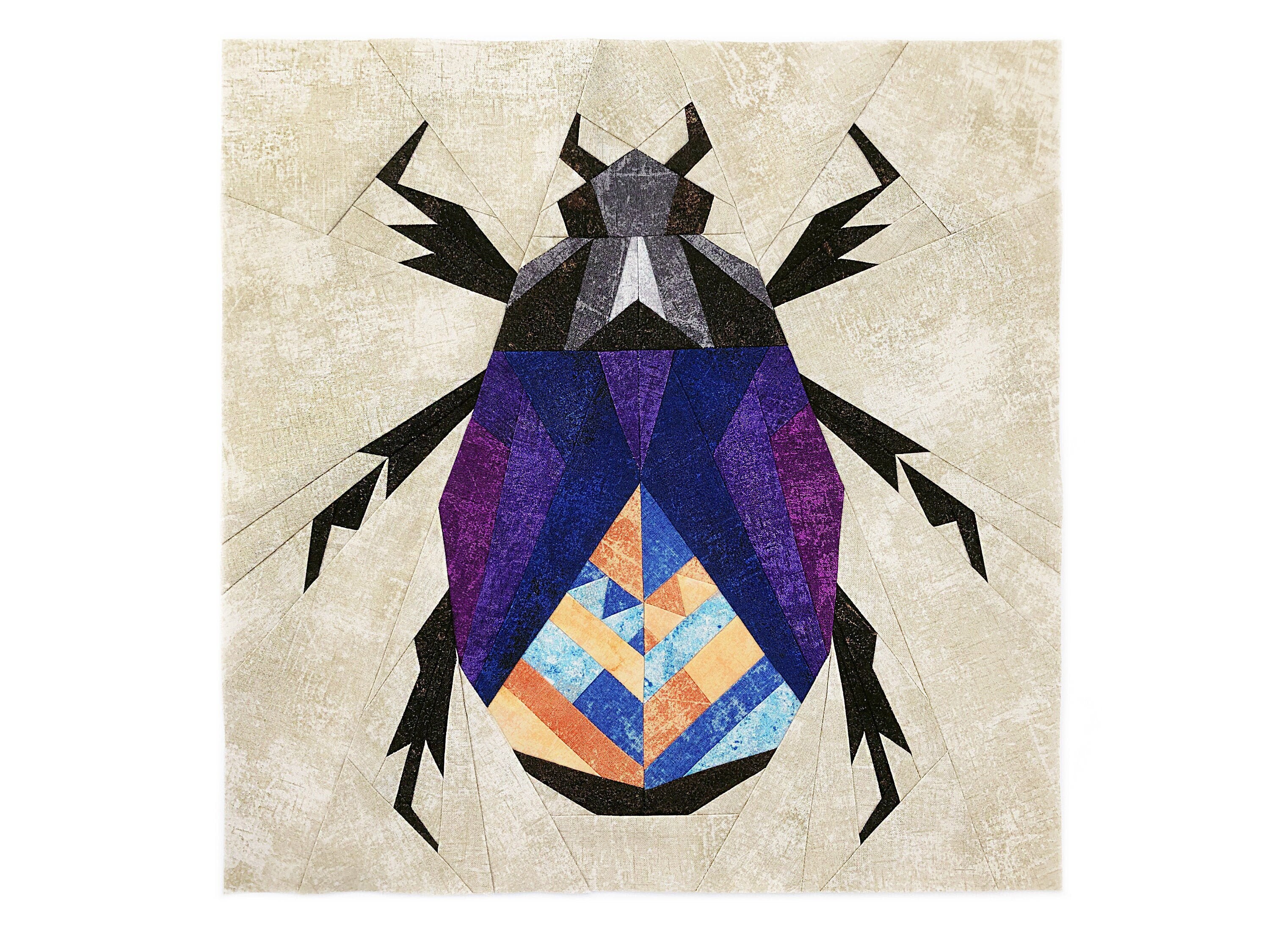 Beetle Pattern / Quilt Block Beetle / PDF Pattern / Paper - Etsy
