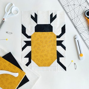 Sunbeam Beetle / PDF Pattern / FPP Quilt Patterns / Modern Quilt ...