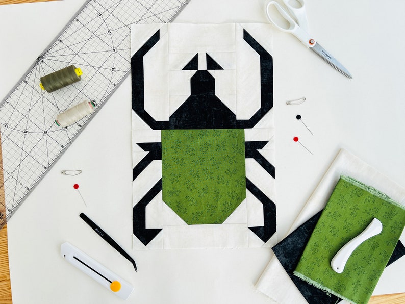 Beetle Quilt Patterns / SET 3 Quilt Block Beetle Patterns / PDF Pattern ...