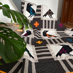 Funny Crows / Quilt Blanket Pattern / PDF Pattern - Etsy