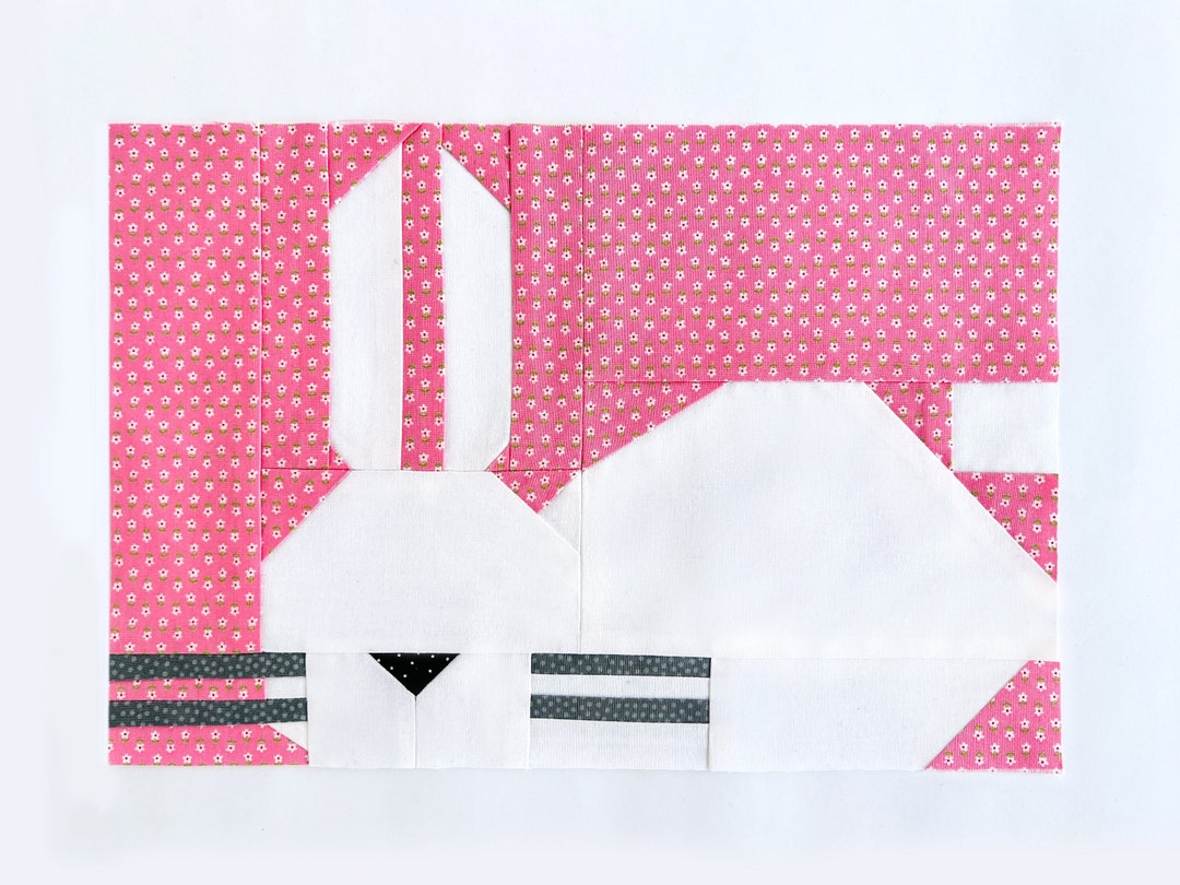 Easter Bunny Quilt / Quilt Pattern / PDF Pattern / Paper Piecing Quilt ...
