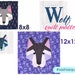 Wolf Quilt Pattern / PDF Pattern / Foundation Paper Piecing / - Etsy