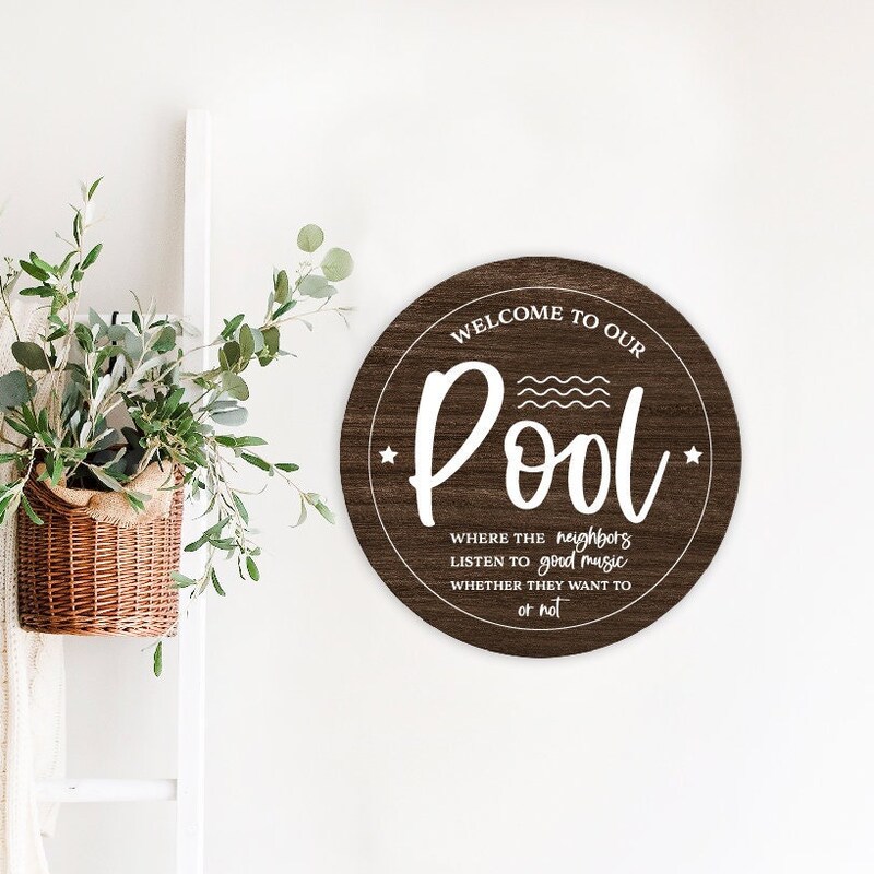Funny Pool Signs - Etsy