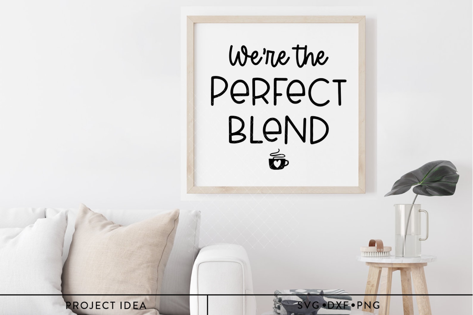 We're the Perfect Blend SVG Valentine's Svg | Etsy
