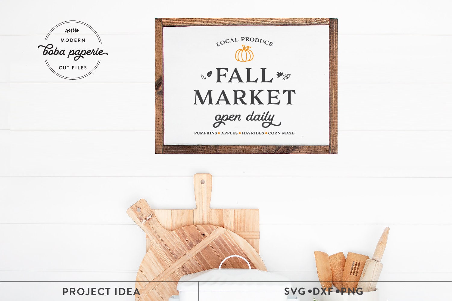 Fall Market Svg Market Sign svg Modern Farmhouse Svg | Etsy