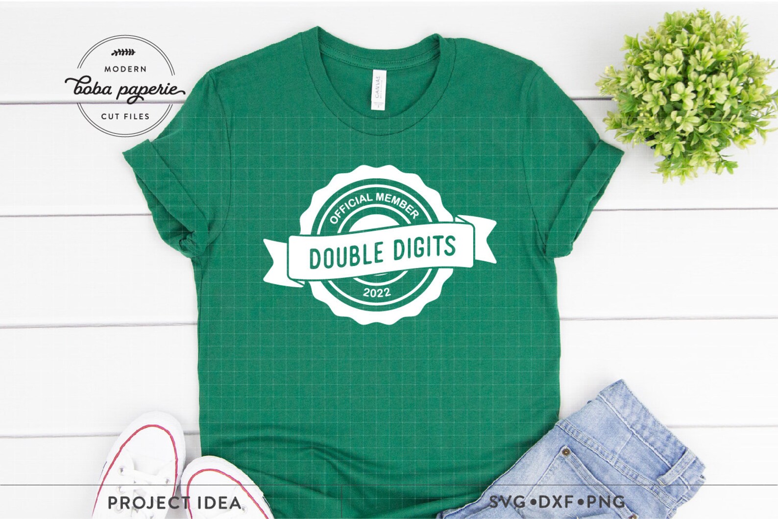 Official Member Double Digits SVG Birthday SVG 10th Birthday | Etsy