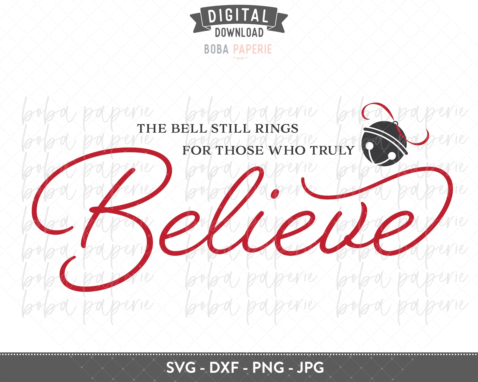 The Bell Still Rings for Those Who Believe SVG, Polar Express Svg ...