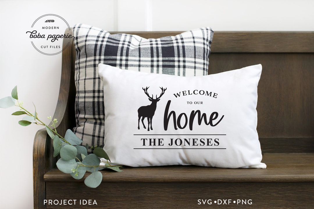 Welcome SVG, Deer Svg, Family Name Svg, Hunting Svg, Hunting Welcome ...
