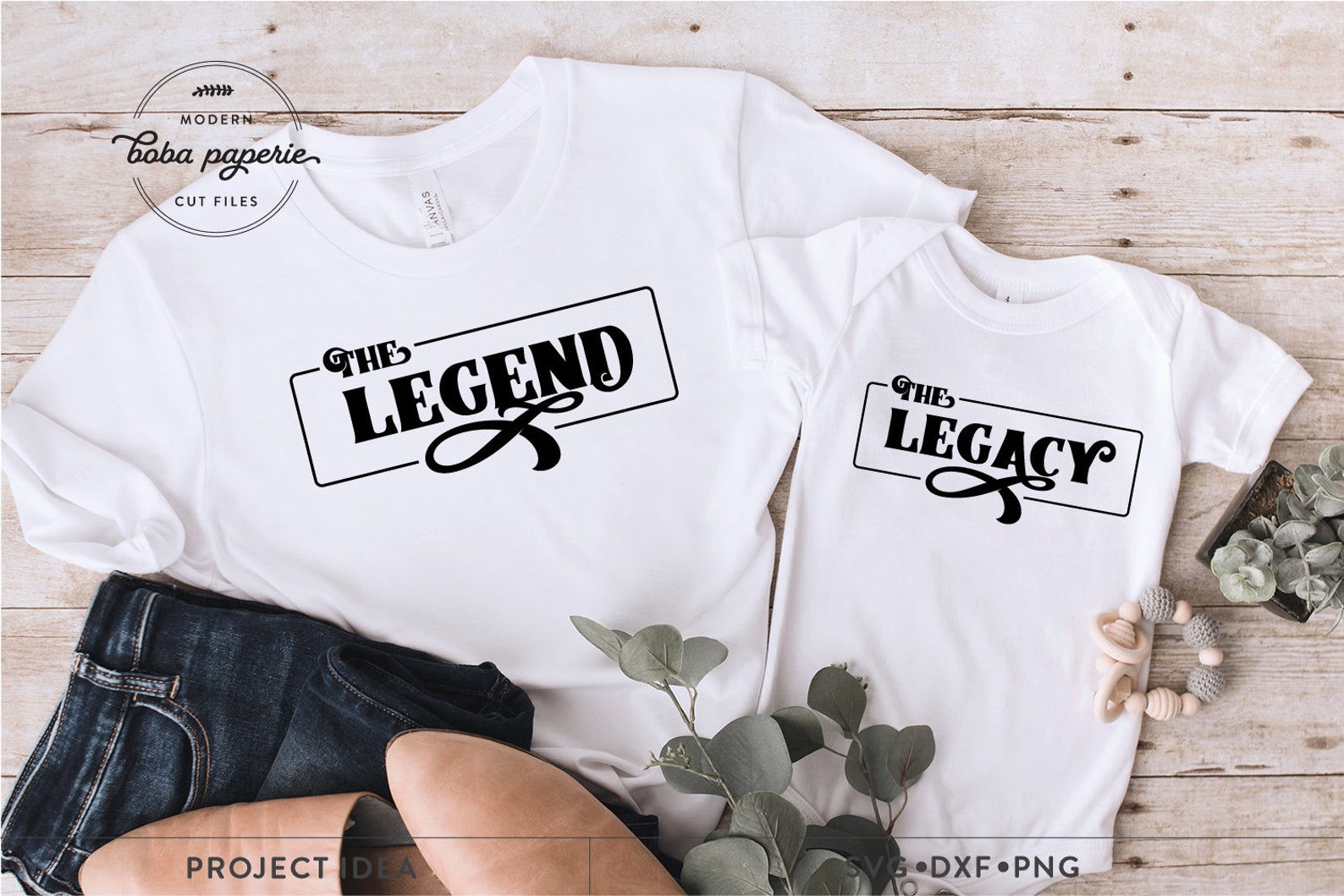 Legend Legacy Svg Daddy and Me SVG Father's Day SVG Dad - Etsy