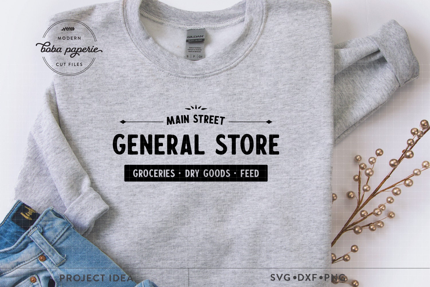 Main Street General Store SVG Vintage Sign Svg Farmhouse | Etsy