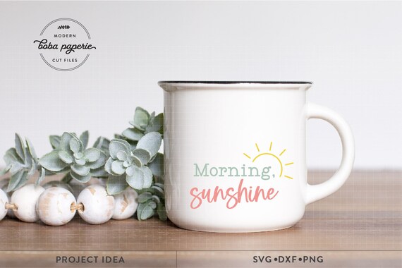 Morning Sunshine Svg Coffee Mug Svg Baby Svg Morning Coffee - Etsy