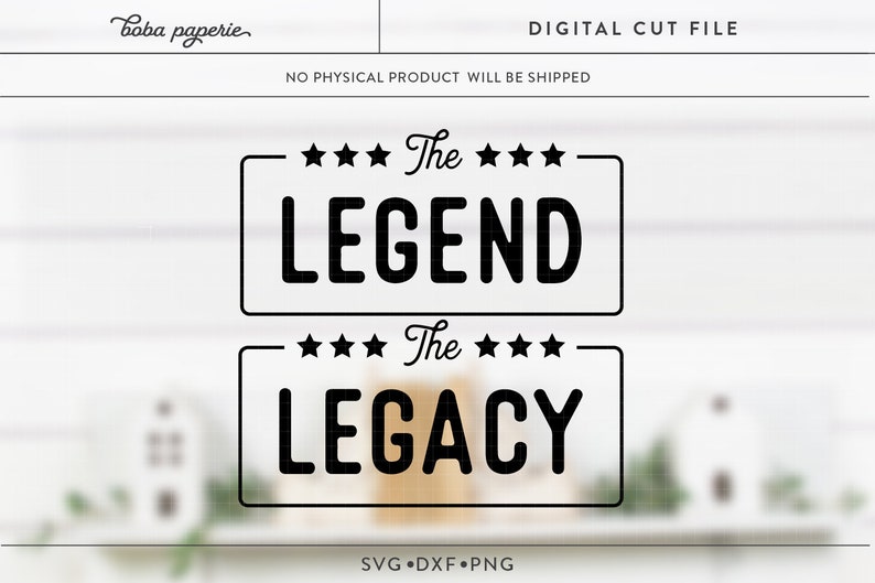 Legend Legacy Daddy and Me SVG Cut File for Shirts or Hats | Etsy