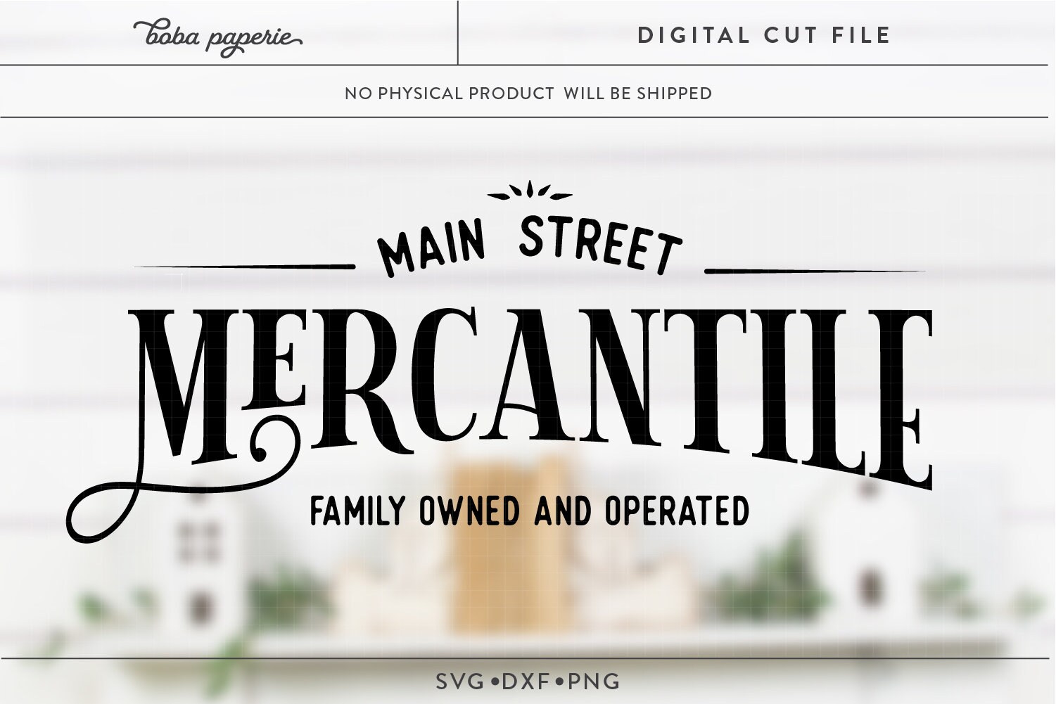 Main Street Mercantile SVG Mercantile Sign Svg Farmhouse - Etsy