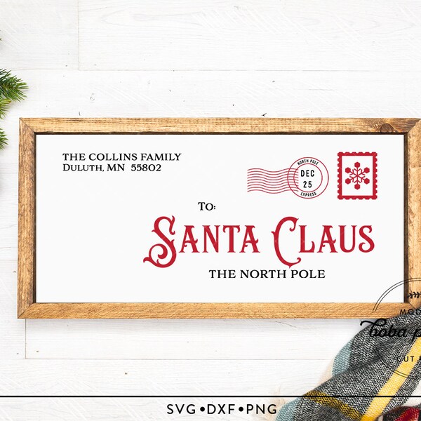 Letter to Santa Sign - Etsy