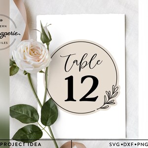 Wedding Svg, Table Number SVG, Layered Svg, Wedding Signs SVG, Diy ...