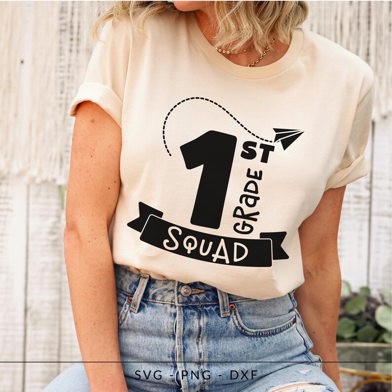 1st Grade Squad SVG, Back to School SVG, First Grade Svg, School Squad ...