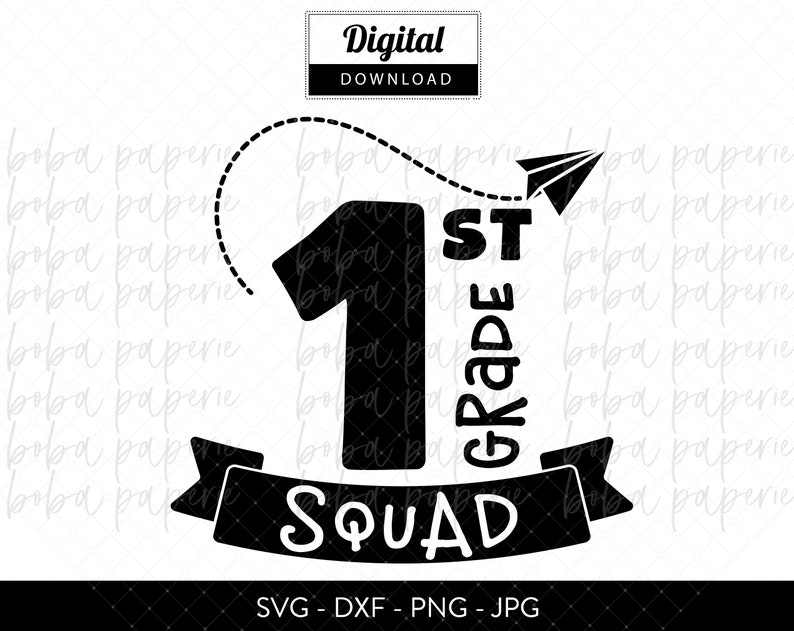 1st Grade Squad SVG Back to School SVG First Grade Svg - Etsy