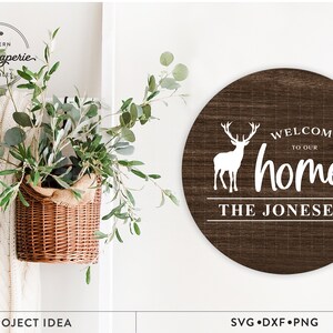 Welcome SVG, Deer Svg, Family Name Svg, Hunting Svg, Hunting Welcome ...