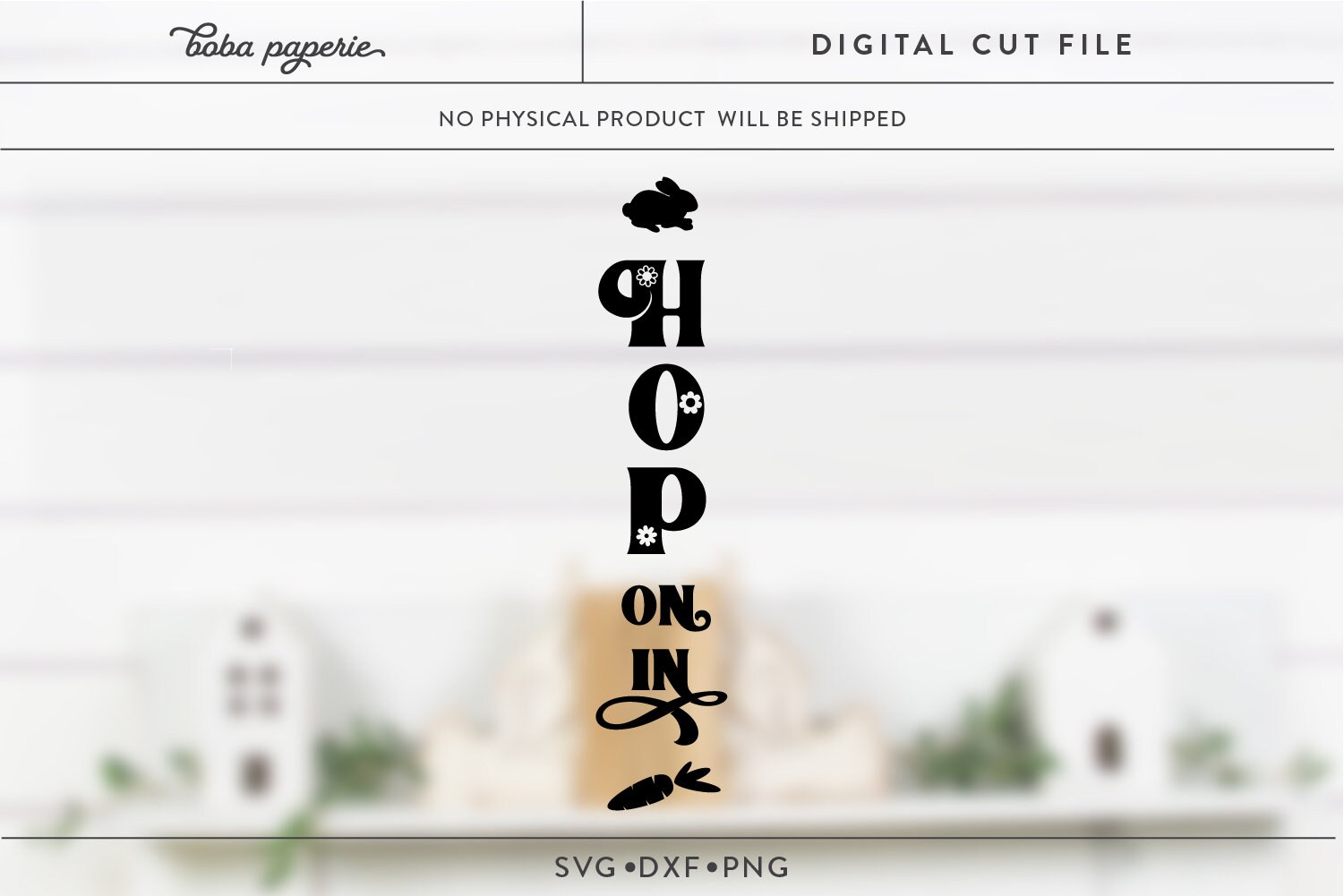 Hop on in Svg, Vertical Easter Svg, Easter Bunny Svg, Vertical Porch ...