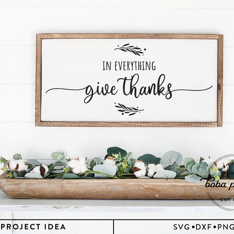 Give Thanks Sign - Etsy