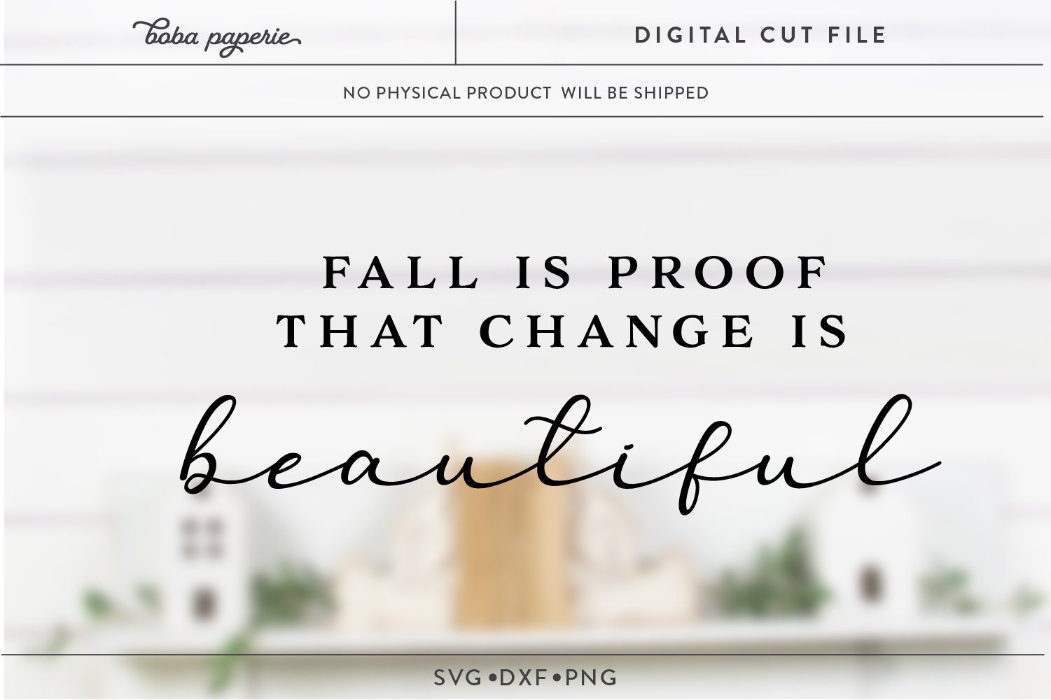 Fall is Proof That Change is Beautiful SVG Fall Sign Svg - Etsy
