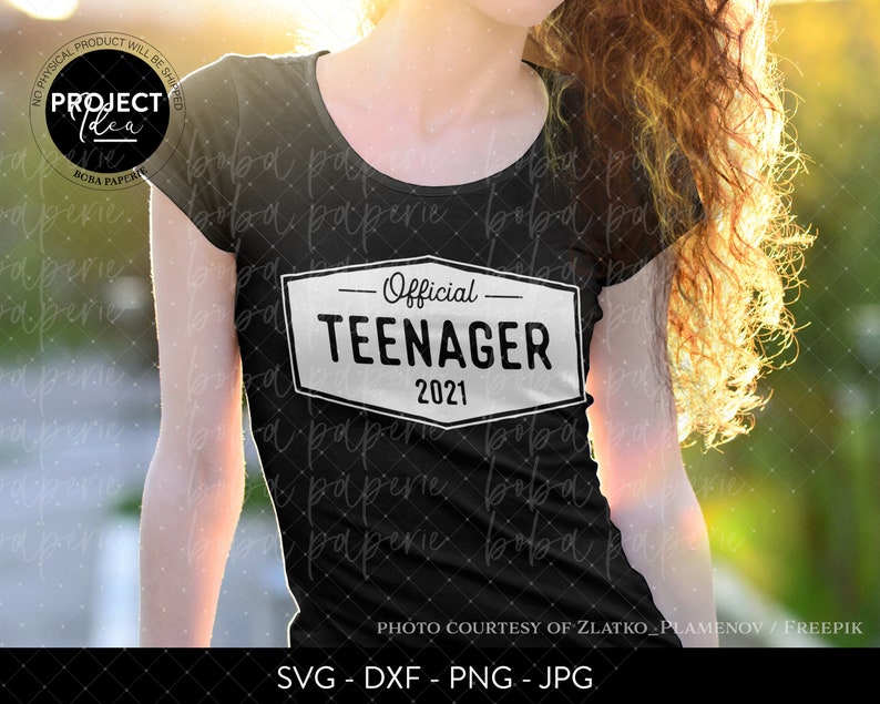 Official Teenager 2021 SVG Cut File Silhouette & Cricut | Etsy