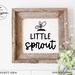 Little Sprout SVG, Baby Svg, Newborn Svg, Baby Outfit Svg, Newborn ...