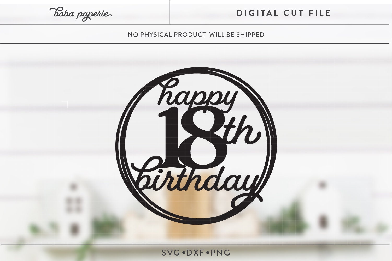 Happy 18th Birthday SVG. Birthday Svg 18th Birthday Cake - Etsy