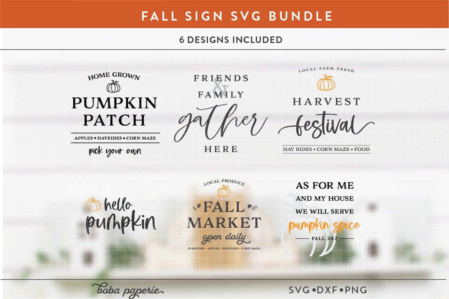 Fall Sign SVG Bundle, Harvest Festival Svg, Pumpkin Patch Svg, Fall Svg ...