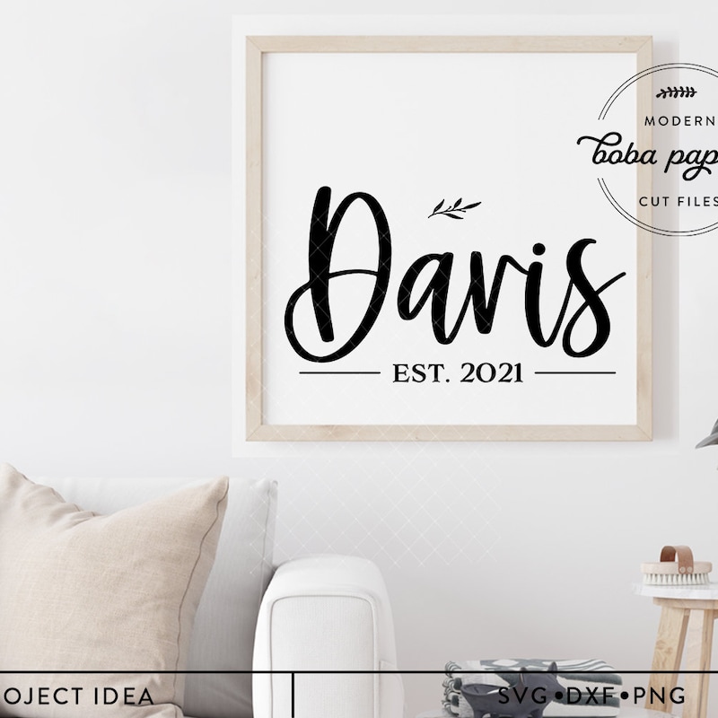 Last Name Svg - Etsy