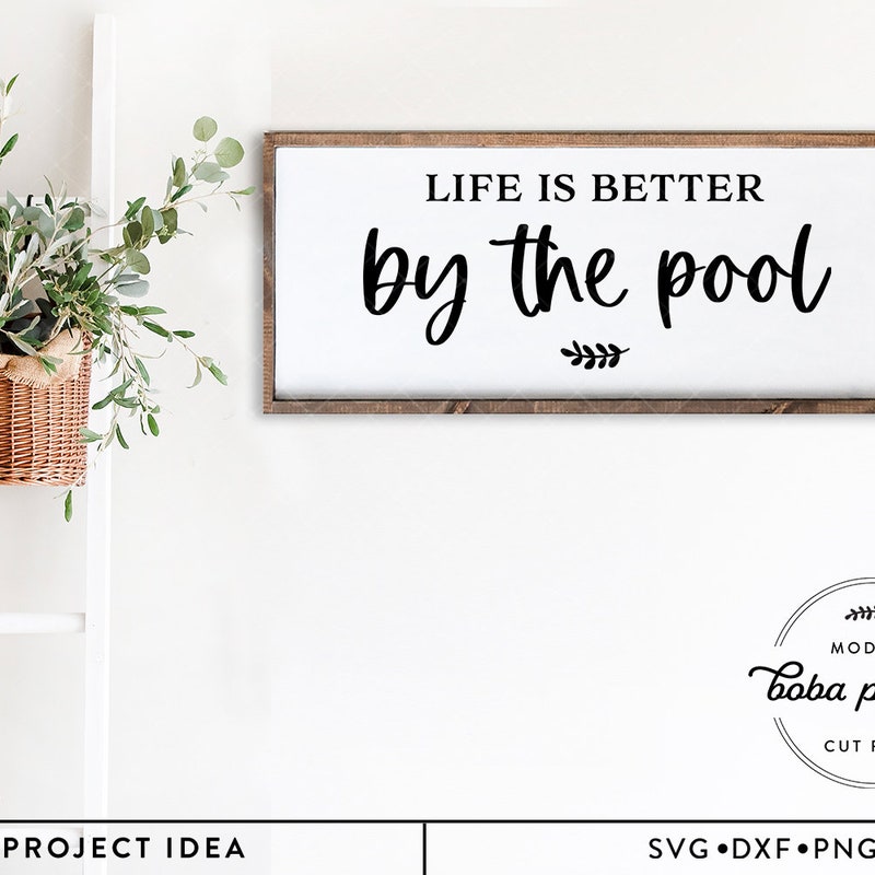 Life is Better at the Pool Svg - Etsy