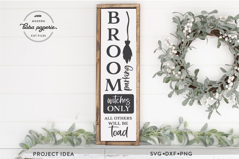 Broom Parking Svg All Others Will Be Toad SVG Halloween SVG | Etsy