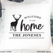 Welcome SVG, Deer Svg, Family Name Svg, Hunting Svg, Hunting Welcome ...