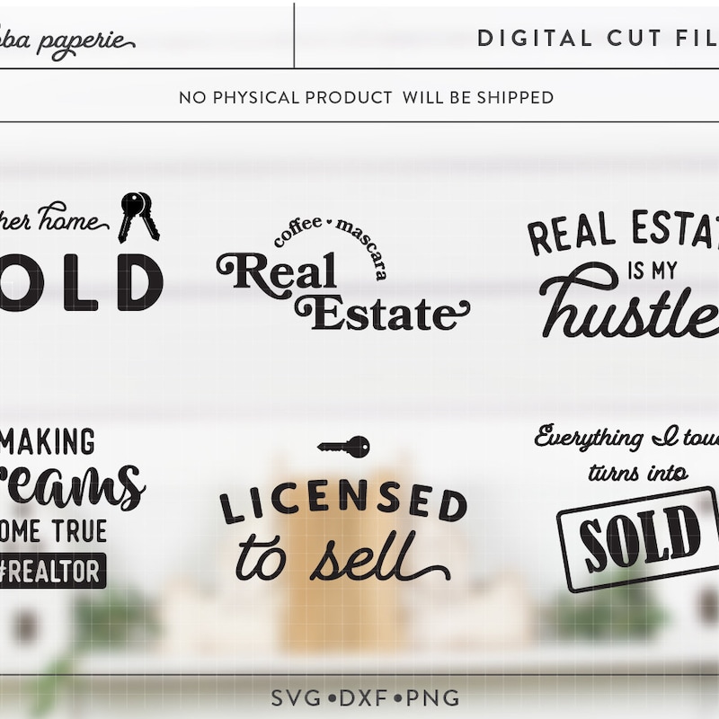 Real Estate Svg - Etsy