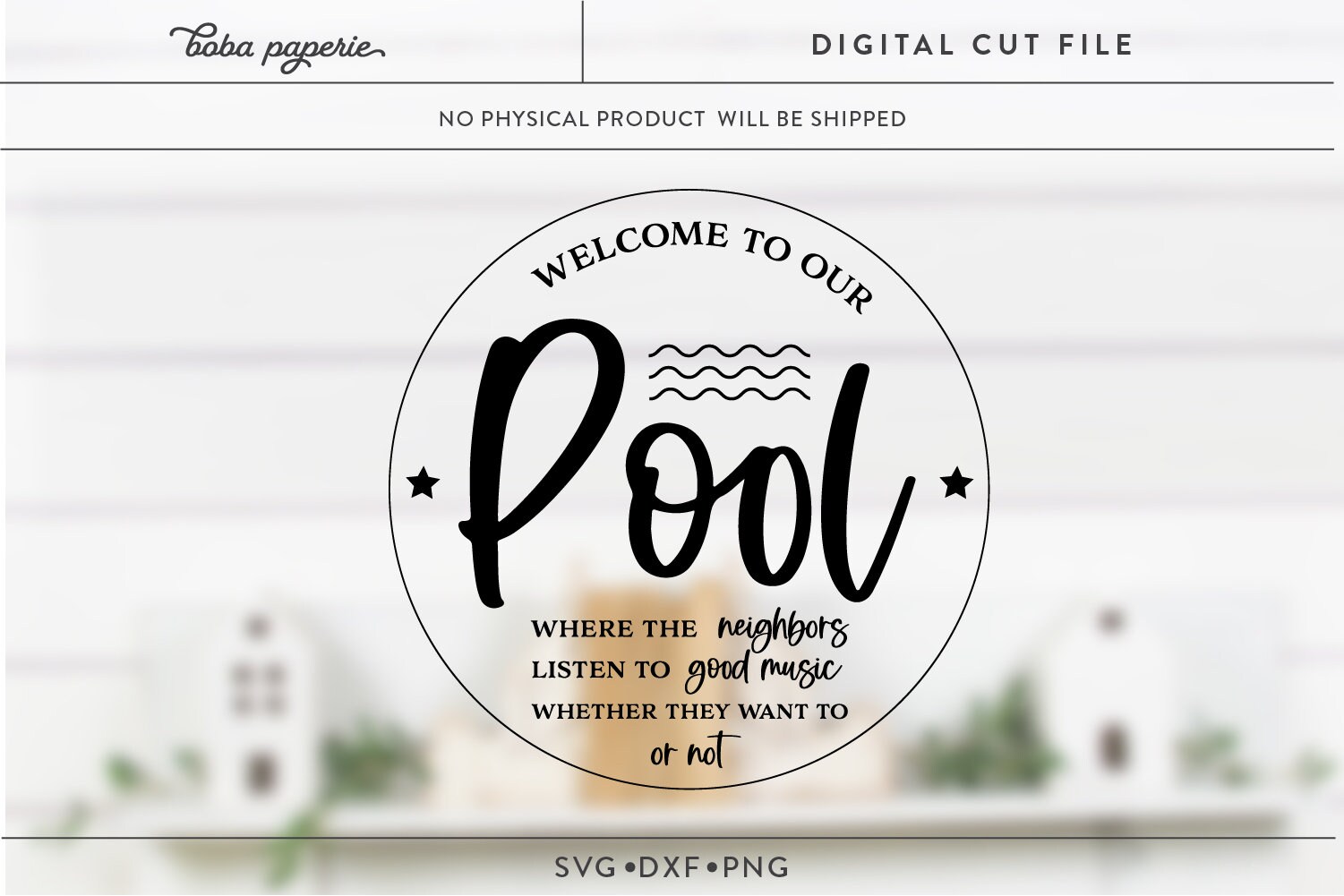 Welcome to Our Pool SVG Funny Pool Sign Modern Farmhouse - Etsy