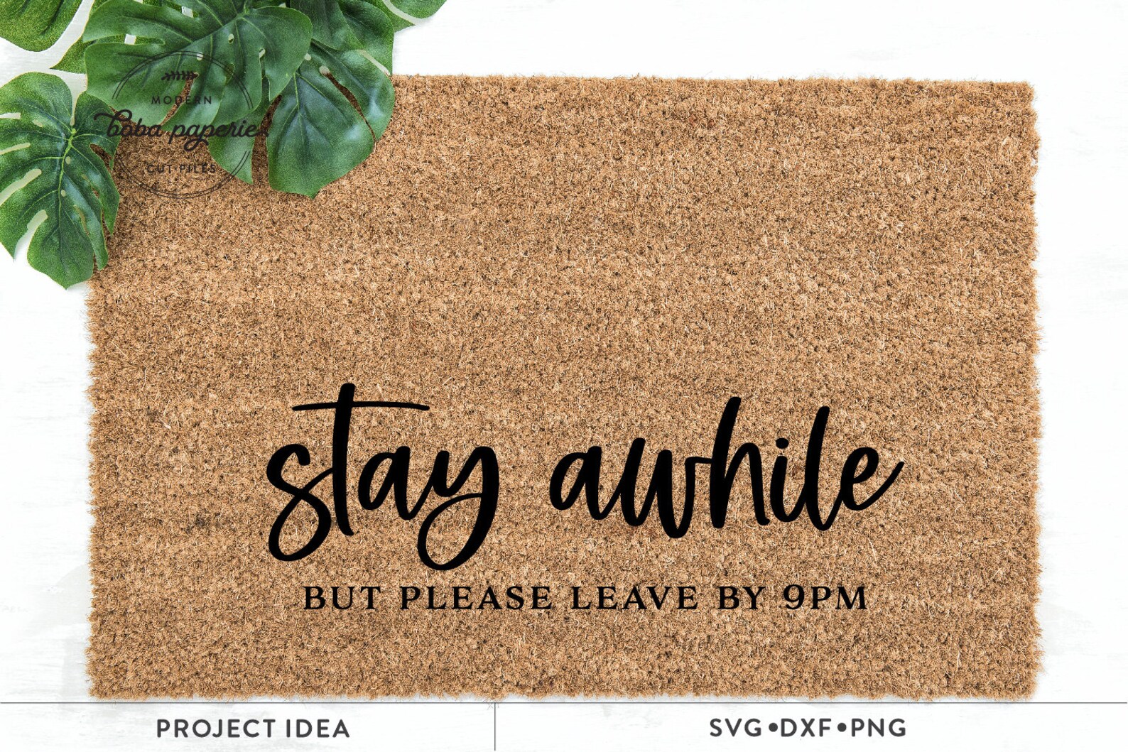 Stay Awhile SVG Please Leave by 9 Svg Welcome Svg Home Svg | Etsy