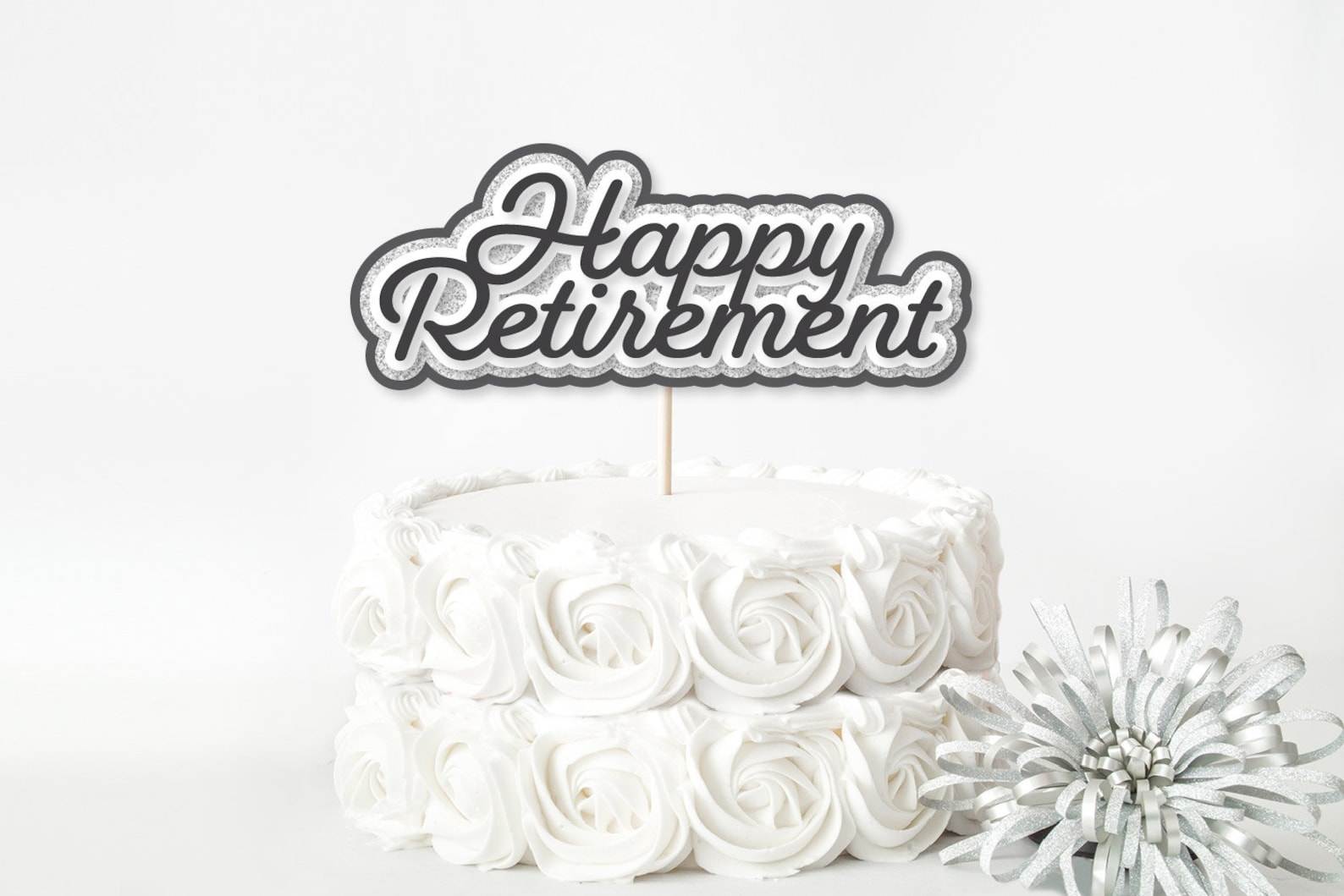 Happy Retirement Cake Topper SVG, Happy Retirement Svg, Cake Topper SVG ...