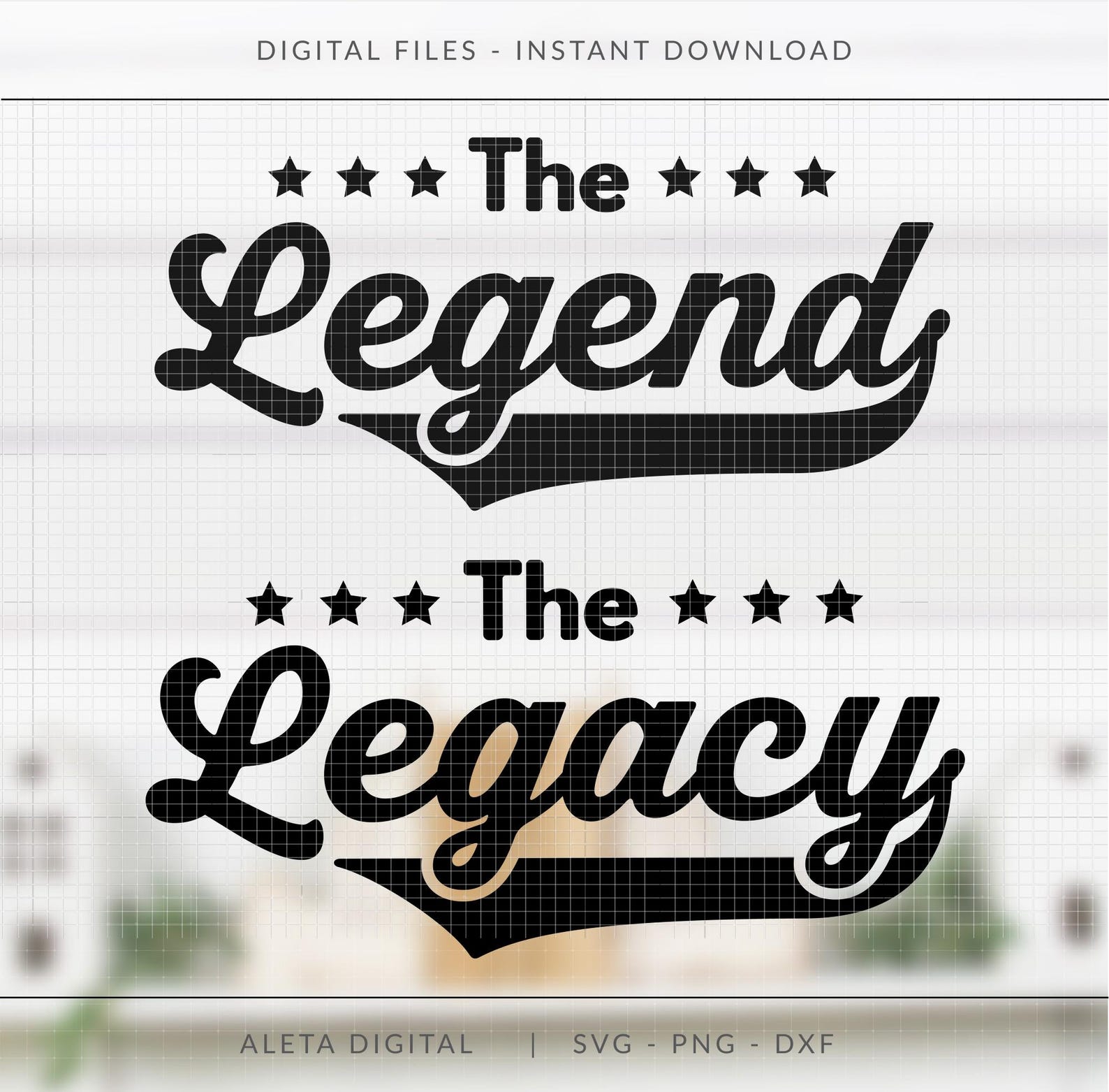 Legend Legacy Svg, Daddy and Me SVG, Father's Day SVG, Dad and Me SVG ...